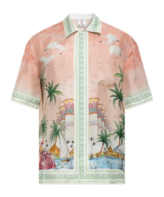 Casablanca Maison De Repos Cuban Shirt - Pink
