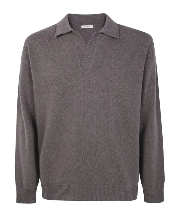 NUUR Long Sleeves Polo Shirt - Pigeon