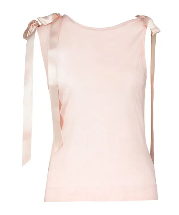 Simone Rocha Bow Ribbon Tank Top