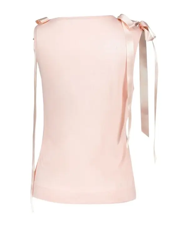 Simone Rocha Bow Ribbon Tank Top