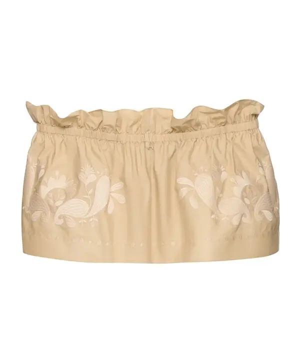 TWINSET Off-shoulder Strapless Top