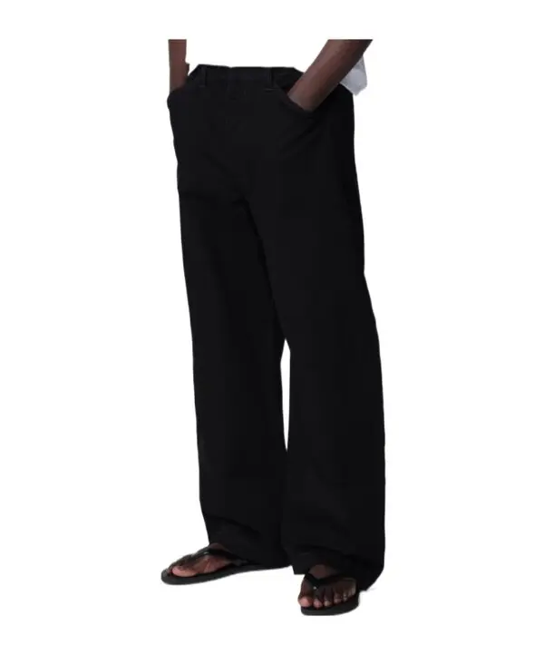 LEMAIRE Wide-leg Cotton Trousers