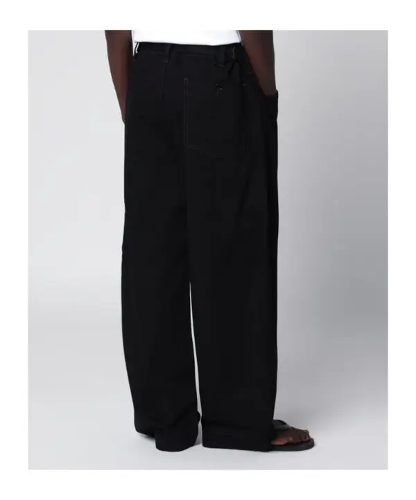 LEMAIRE Wide-leg Cotton Trousers