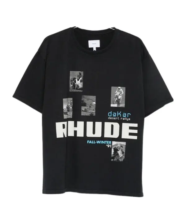 Rhude Crew Neck T-shirt - Black