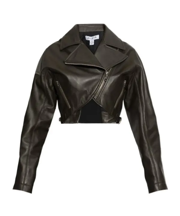 Alaïa Long-sleeved Leather Jacket