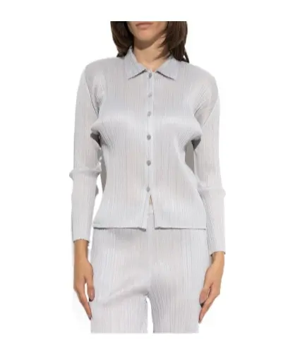 PLEATS PLEASE BY ISSEY MIYAKE Buttoned Pliss Shirt