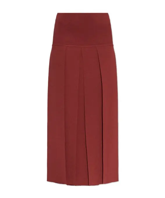 Alaïa Slit Midi Skirt