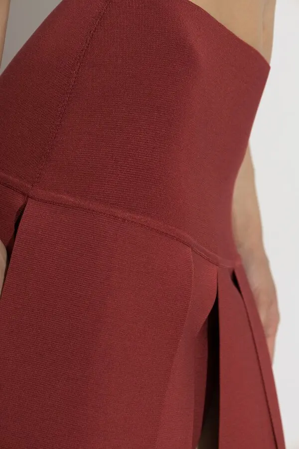 Alaïa Slit Midi Skirt