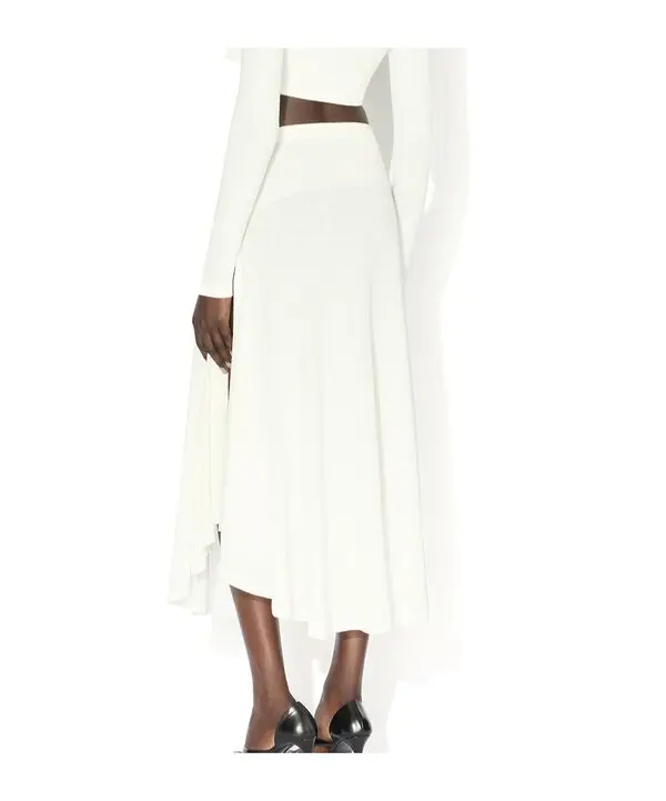 Alaïa Flared Knitted Skirt