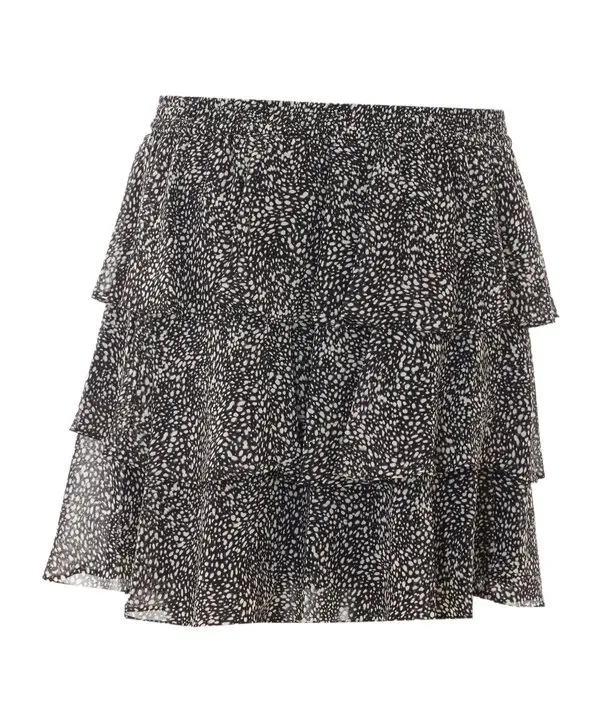 Michael Kors Printed Multi-layered Midi Skirt