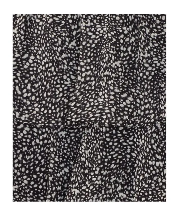 Michael Kors Printed Multi-layered Midi Skirt