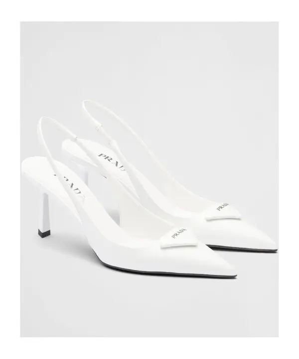 Prada Pointed-toe Slingback Pumps