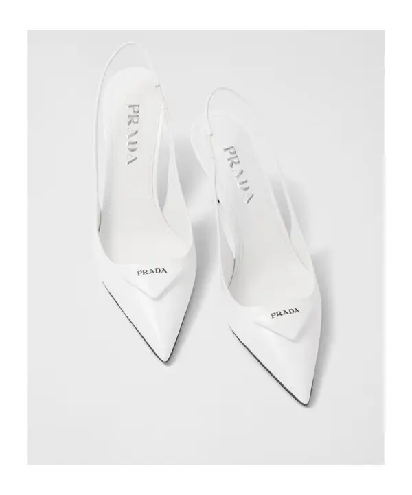 Prada Pointed-toe Slingback Pumps