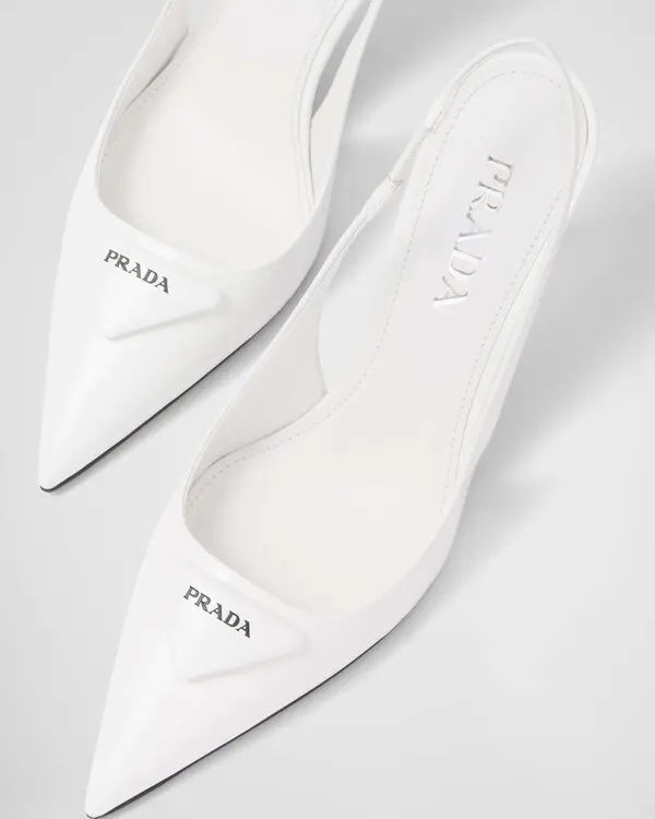 Prada Pointed-toe Slingback Pumps
