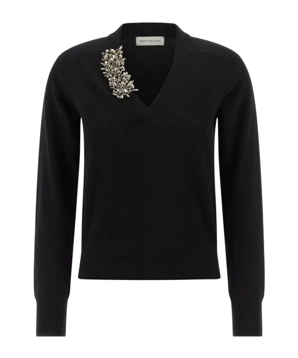 Dries Van Noten Embellished Tinker Jumper - Black