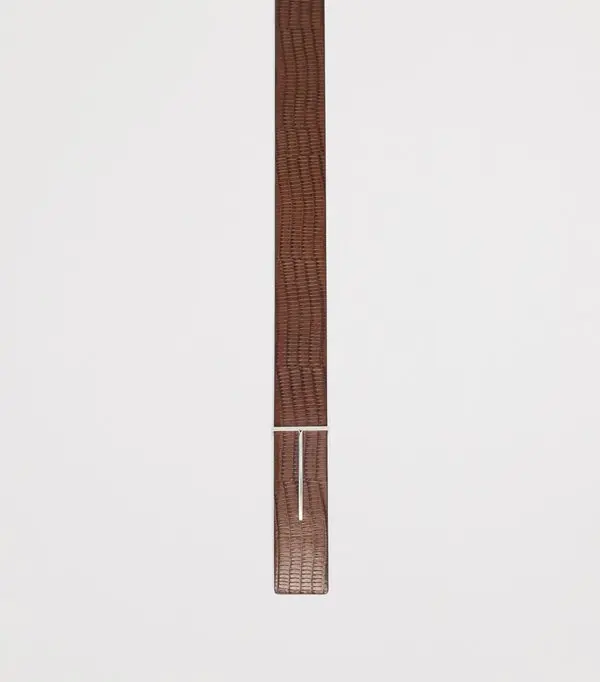 TOM FORD Calfskin T Belt - Brown