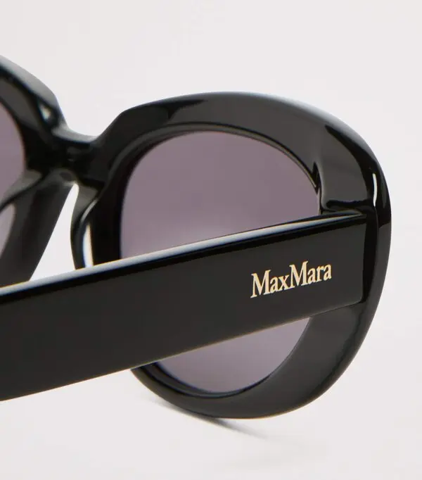 Max Mara Acetate Oval Sunglasses