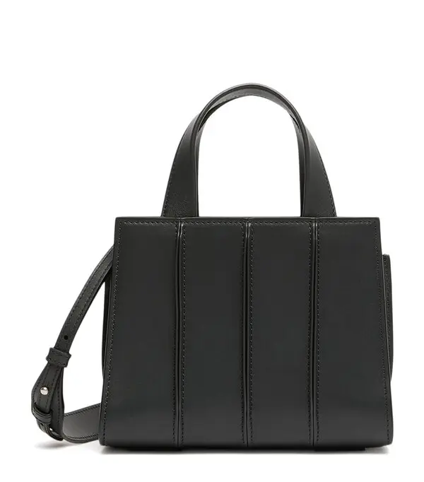 Max Mara Micro Quilted Whitney Top Handle Bag - Grey