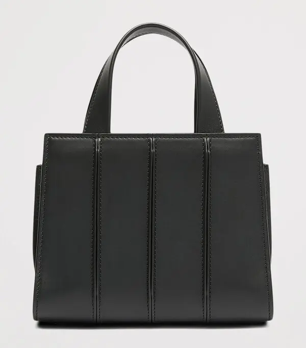 Max Mara Micro Quilted Whitney Top Handle Bag - Grey