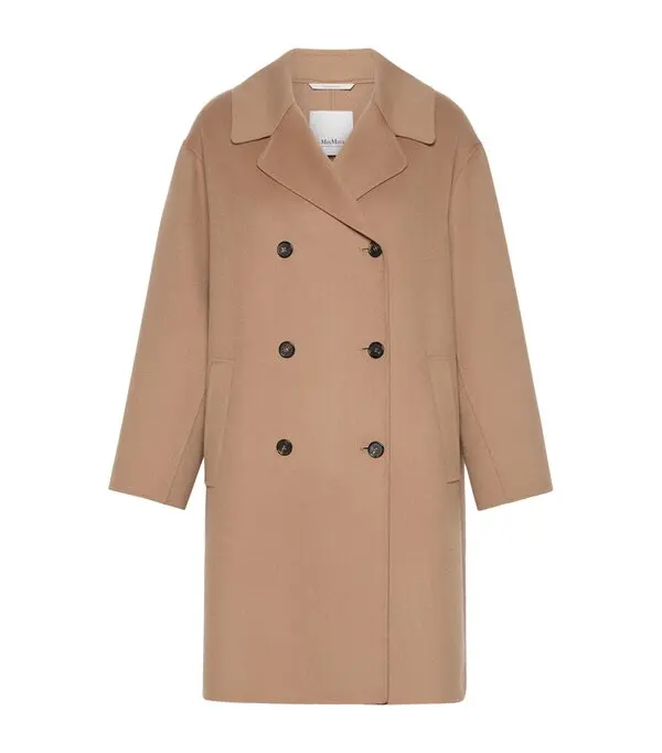 Max Mara Virgin Wool Double Breasted Coat
