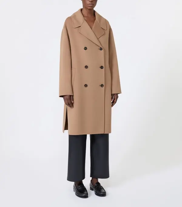 Max Mara Virgin Wool Double Breasted Coat