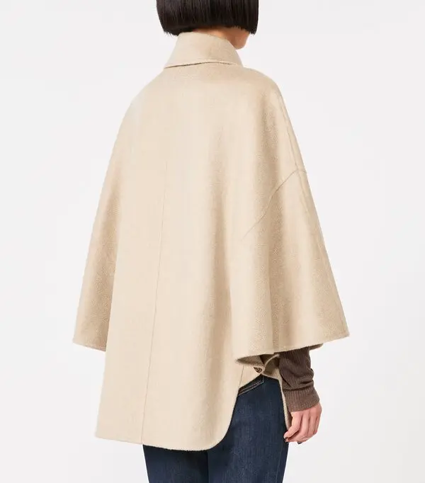 Max Mara Cashmere Double-breasted Cape