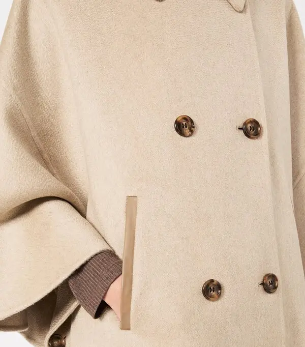 Max Mara Cashmere Double-breasted Cape