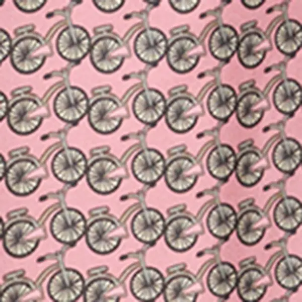 Max Mara Silk Bicycle Print Wide-leg Trousers
