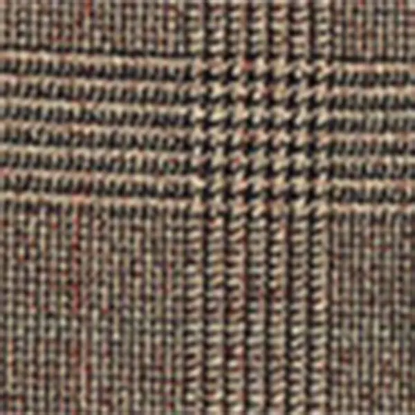 Burberry Wool-linen Blend Plaid Mini Dress With Belt