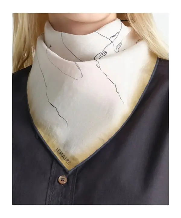 LEMAIRE Printed Scarf