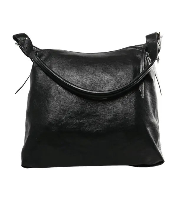 LEMAIRE Buckle-strap Shoulder Bag - Black
