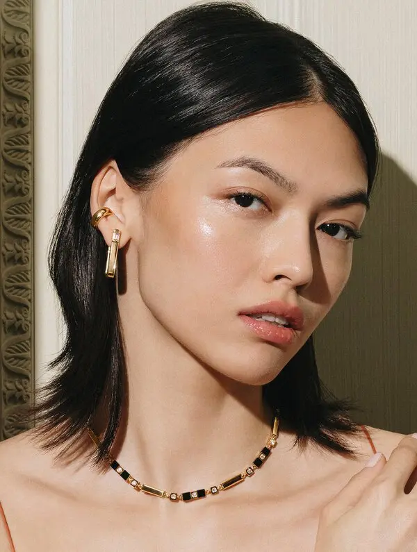 BRIONY RAYMOND Carousel & Diamond Necklace