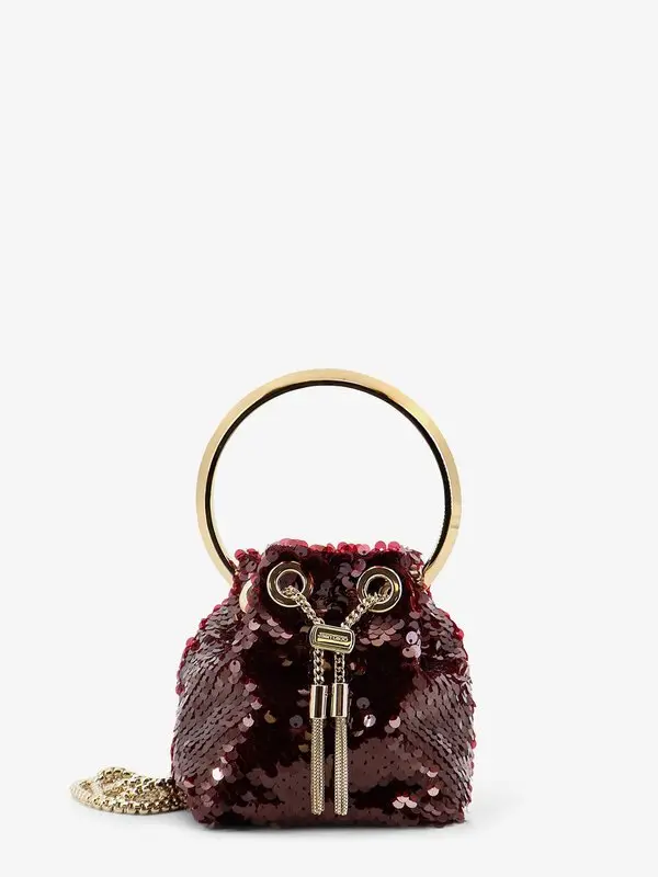 JIMMY CHOO Micro Bon Bon Sequined Bucket Bag - Multicolor