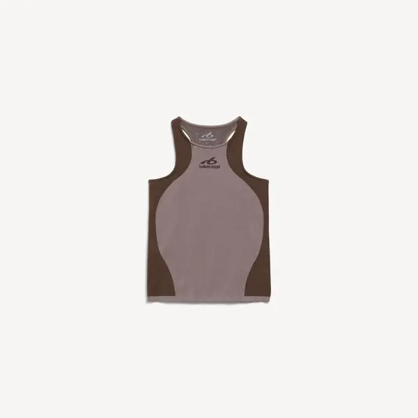 Balenciaga Techwear Seamless Tank Top - Brown