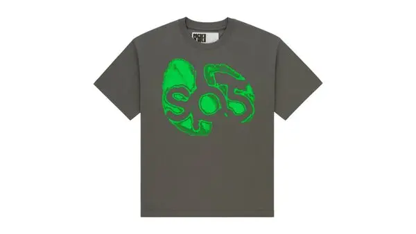 SP5DER Fingerprint Tee Shirt - Charcoal