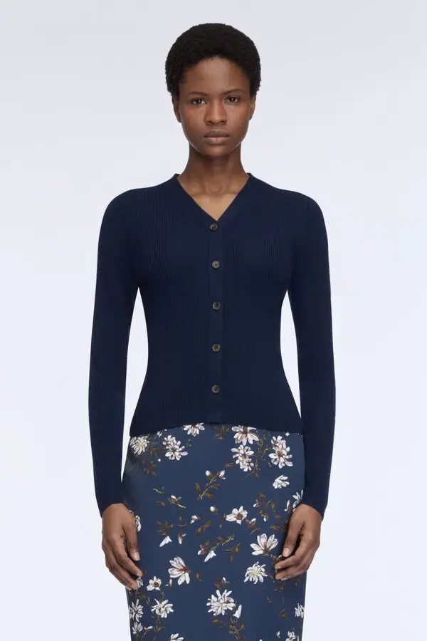 EMILIA WICKSTEAD Ash Cardigan In Merino Wool