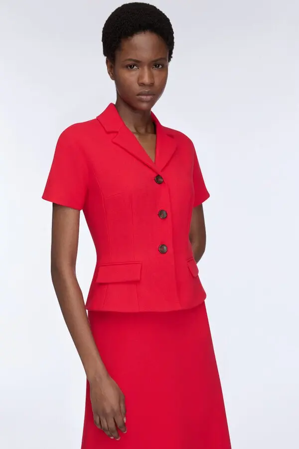 EMILIA WICKSTEAD Alexina Dress In Single Wool Crepe
