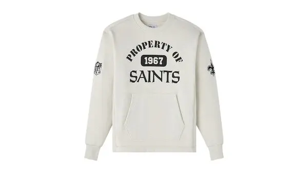 OVO X Nfl New Orleans Saints Crewneck Sweatshirt - Gray