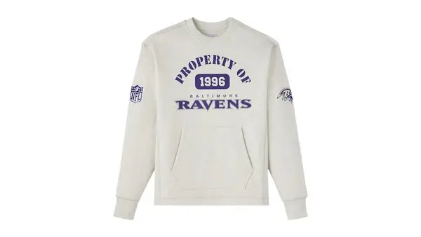 OVO X Nfl Baltimore Ravens Crewneck Sweatshirt
