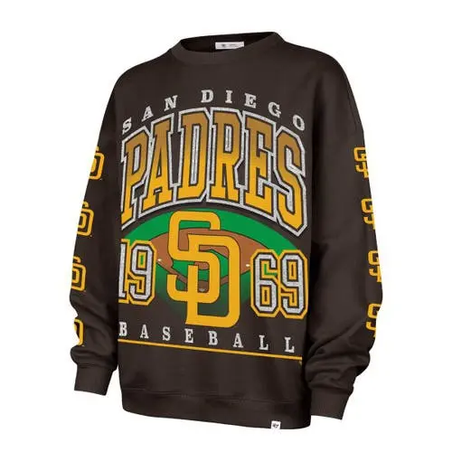 '47 47 San Diego Padres Oversized Distressed Graphic Sweatshirt