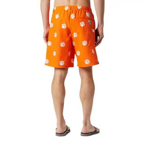 Columbia Clemson Tigers Backcast Iii Printed Short