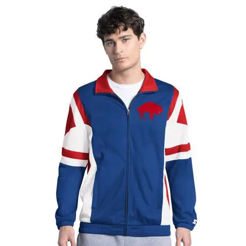 STARTER Buffalo Bills Contender Vintage Logo Full-zip Track Jacket