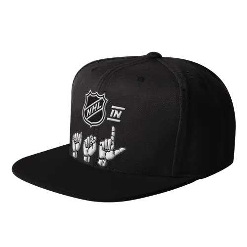 STARTER Nhl Asl Snapback Hat - Black