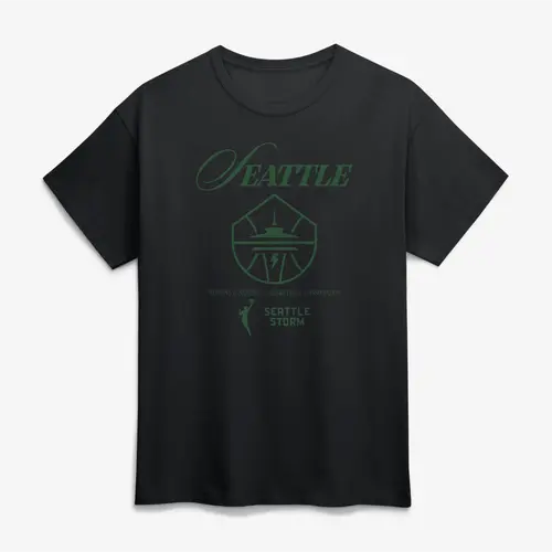 LOGO ATHLETIC Seattle Storm "in Motion" T-shirt - Black