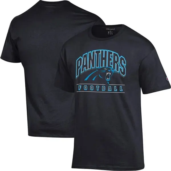 Champion Carolina Panthers Football T-shirt - Black