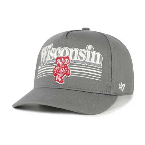 '47 Wisconsin Badgers Script Fade Hitch Adjustable Hat