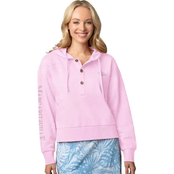 MARGARITAVILLE Baltimore Ravens Island Dream Solid Pullover Hoodie