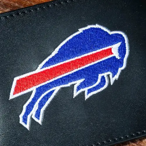 EVERGREEN ENTERPRISES Buffalo Bills Synthetic Leather Embroidered Bifold Wallet
