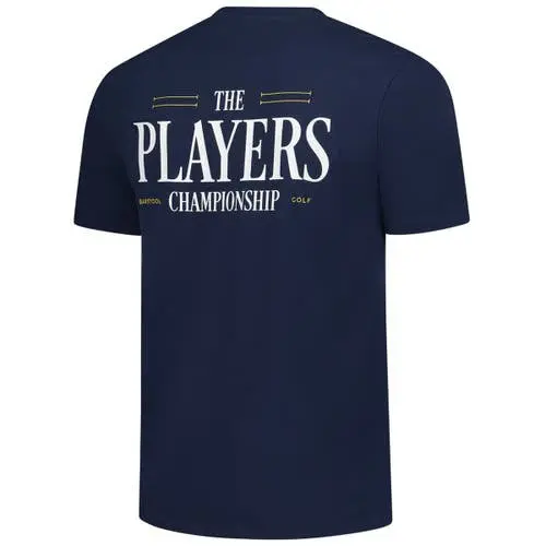 BARSTOOL GOLF 2025 The Players Varsity Logo T-shirt