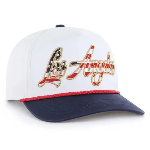 '47 Los Angeles Dodgers Patriotic Overhand Hitch Adjustable Hat